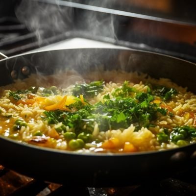 Arroz Caldoso con Insectos - Recetas ComeBichos.com